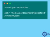 Python Os Path Islink Method Delft Stack