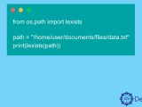 Python Os Path Lexists Method Delft Stack