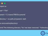Python Os Removedirs Method Delft Stack