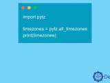 How To Get The Timezones List Using Python Delft Stack