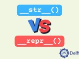 Str Vs Repr In Python Delft Stack