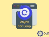 Async For Loop In Python Delft Stack