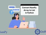 How To Convert Numpy Array To List In Python Delft Stack