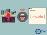How To Print Matrix In Python Delft Stack