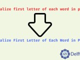 How To Capitalize First Letter Of Each Word In Python Delft Stack