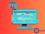 How To Fix Python Matplotlib Inline Invalid Syntax Delft Stack