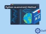 Python Os Environ Method Delft Stack