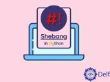 Shebang In Python Delft Stack