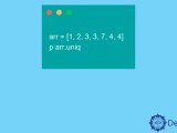 How To Remove Duplicates From A Ruby Array Delft Stack