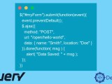 Ajax Post Request In Jquery Delft Stack