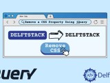 How To Remove A Css Property Using Jquery Delft Stack