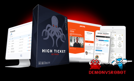 High Ticket Octopus + OTOs (2023) Reviews and Demo at - Demon VS Robot