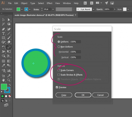 How To Scale An Image With Adobe Illustrator Designfiles how-to-scale-an-image-with-adobe-illustrator-designfiles