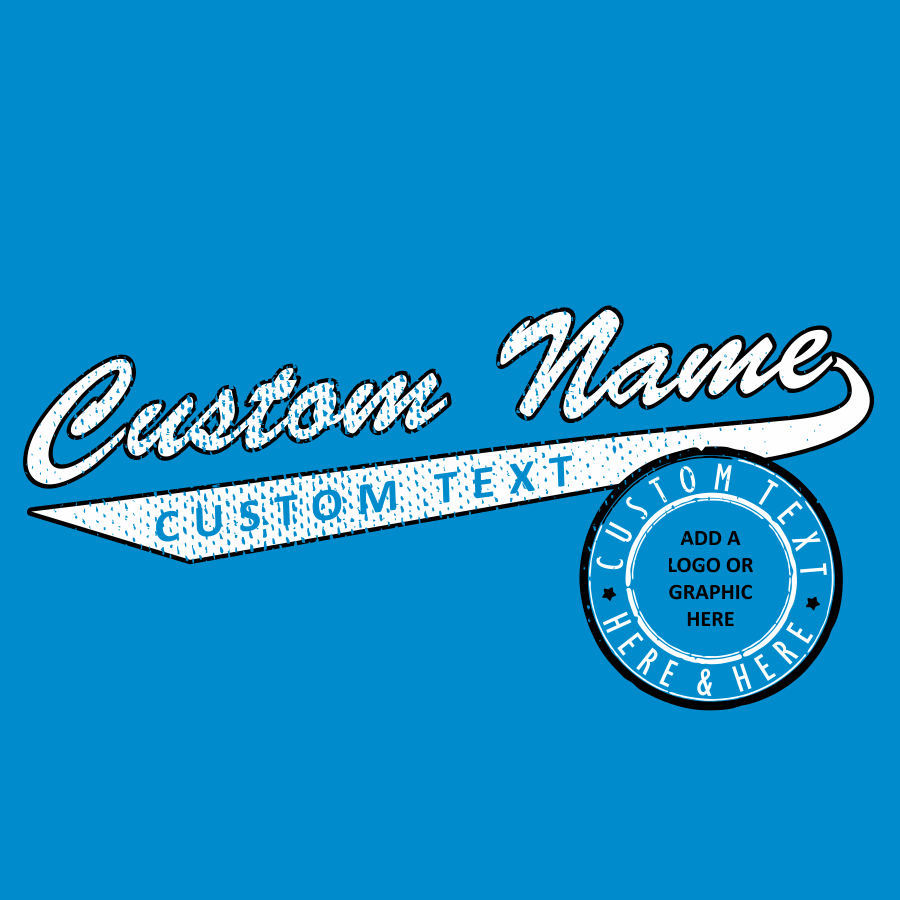 Custom Script Text Vector T Shirt Template | Designs4Screen