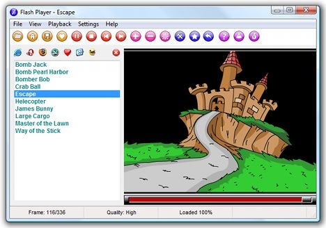 Reproductor Flash Player para Windows XP - Desontis