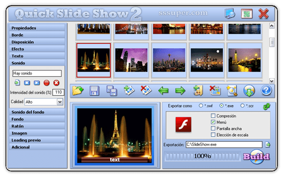 Descargar Quick Slide Show – Crear presentaciones en Flash