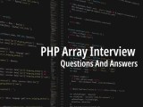 Top Php Array Interview Questions And Answers Updated Developer Diary
