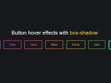 Button Hover Effect Với Html Và Css