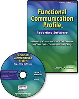 Functional Communication Profile Revised Fcp R Reporting Software La
