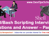 Shell Bash Scripting Interview Questions And Answer Part 3