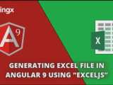 How To Generate Import Read Excel File In Angular 9 Using Exceljs