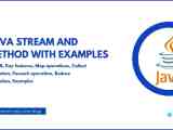 All About Java Streams And Its Methods With Example Devstringx