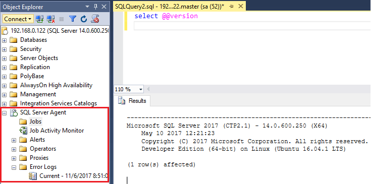 Install SQL Server Agent on Ubuntu (Linux) – SQLServerCentral