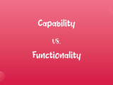 Capability Vs Functionality What S The Difference