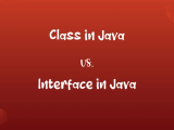 Class In Java Vs Interface In Java What S The Difference