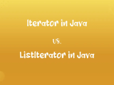 Iterator In Java Vs Listiterator In Java What S The Difference