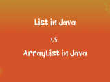 List In Java Vs Arraylist In Java What S The Difference