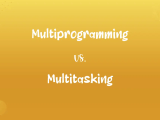 Multiprogramming Vs Multitasking What S The Difference