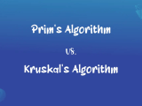 Prim S Algorithm Vs Kruskal S Algorithm What S The Difference