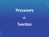 Procedure Vs Function What S The Difference