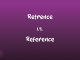 Refrence Vs Reference Mastering The Correct Spelling