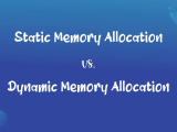 Static Memory Allocation Vs Dynamic Memory Allocation What S The