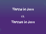 Java Throw And Throws Java4coding