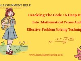 Understanding Mathematical Terms A Step By Step Guide