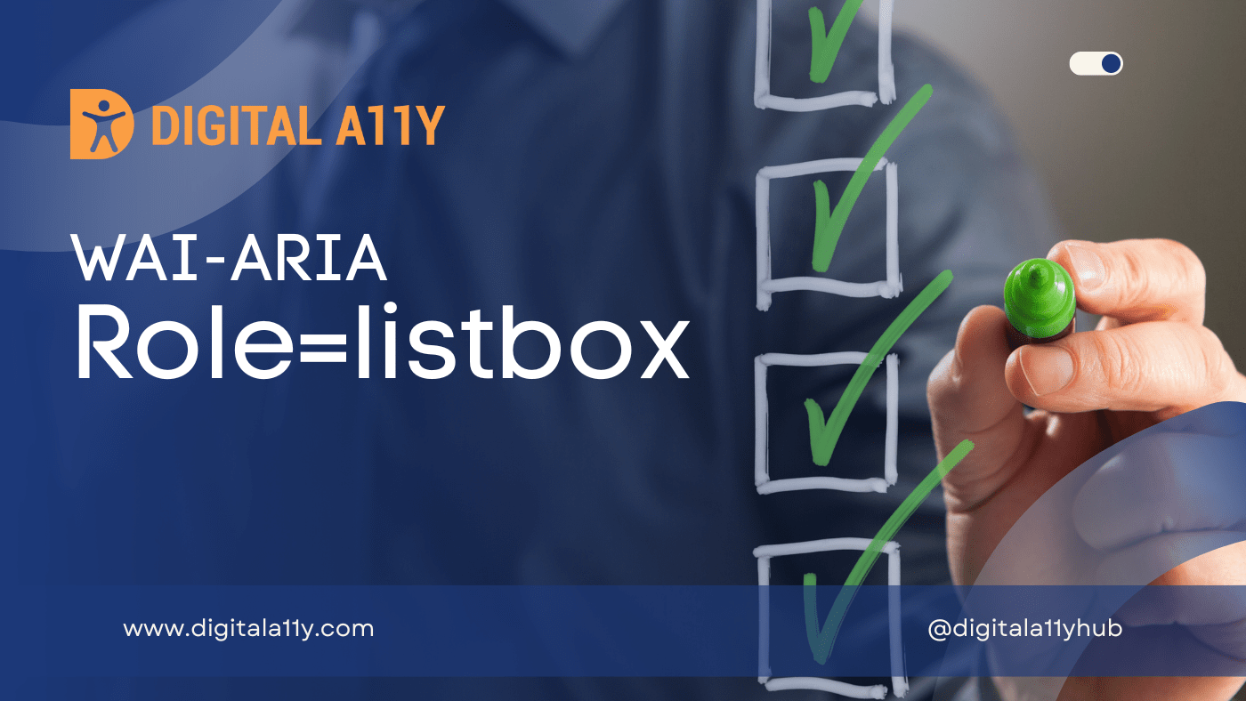 WAI ARIA Role Listbox DigitalA11Y wai-aria-role-listbox-digitala11y