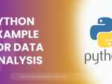 Python Example For Data Analysis
