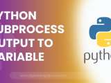 Python Subprocess Output To Variable Explained With Example