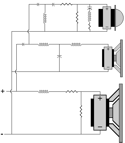 2 Way Passive Crossover Schematic