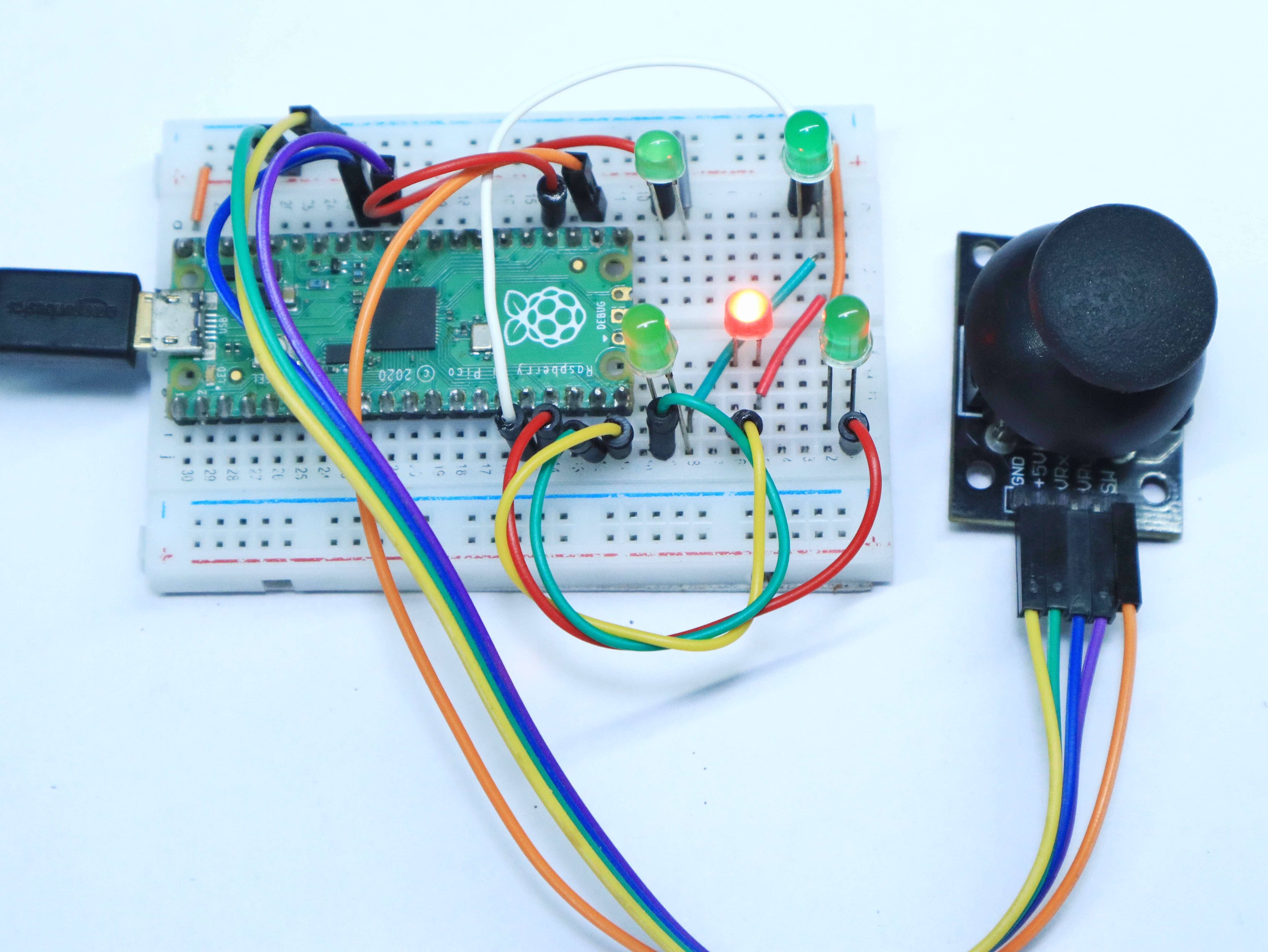 Interface Joystick With Raspberry Pi Pico Using Micropython