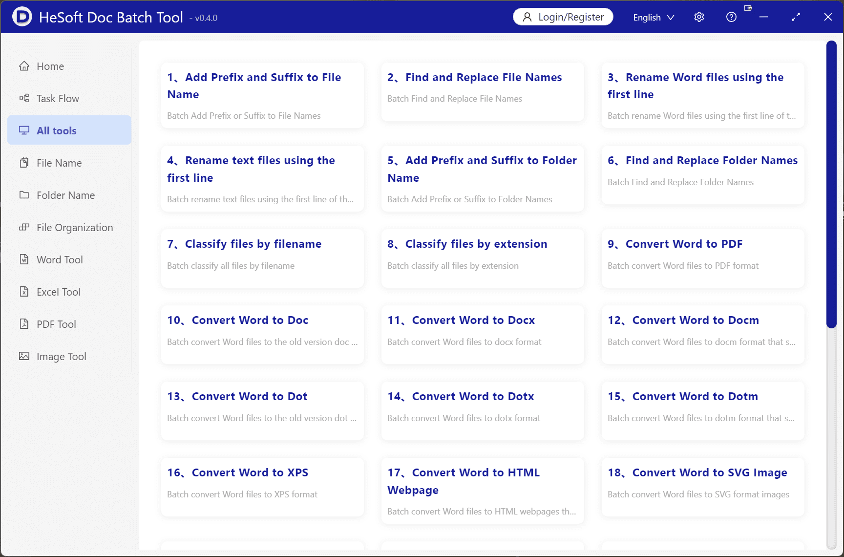 Document Batch Processing Tool Docbatchtool