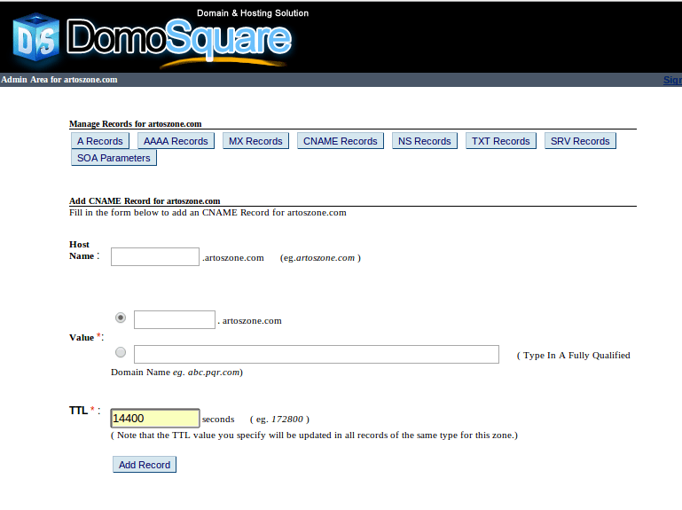Cara Mengkonversi Blogspot Melalui Panel Domain – Tutorial Domosquare.com