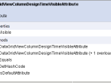 System Windows Forms Datagridviewcolumndesigntimevisibleattribute