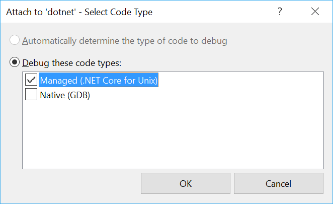 Debugging Net Core From Vs2017 On Windows Subsystem For Linux Dotnet Catch Blogging Net