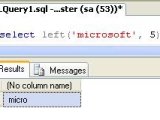 Left String Function In Sql 2008