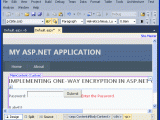 Implement One Way Encryption In Asp Net Using Vb Net