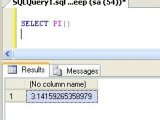 Sql Server 2008 Mathematical Functions